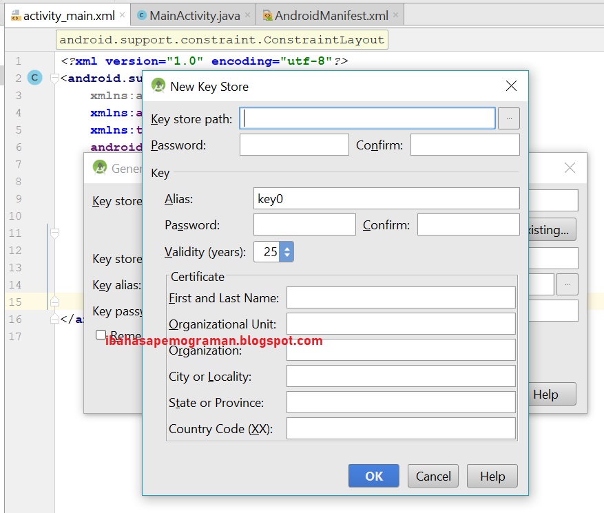 Cara Ekspor Program Aplikasi di Android Studio Jadi APK - Petunjuk Onlene