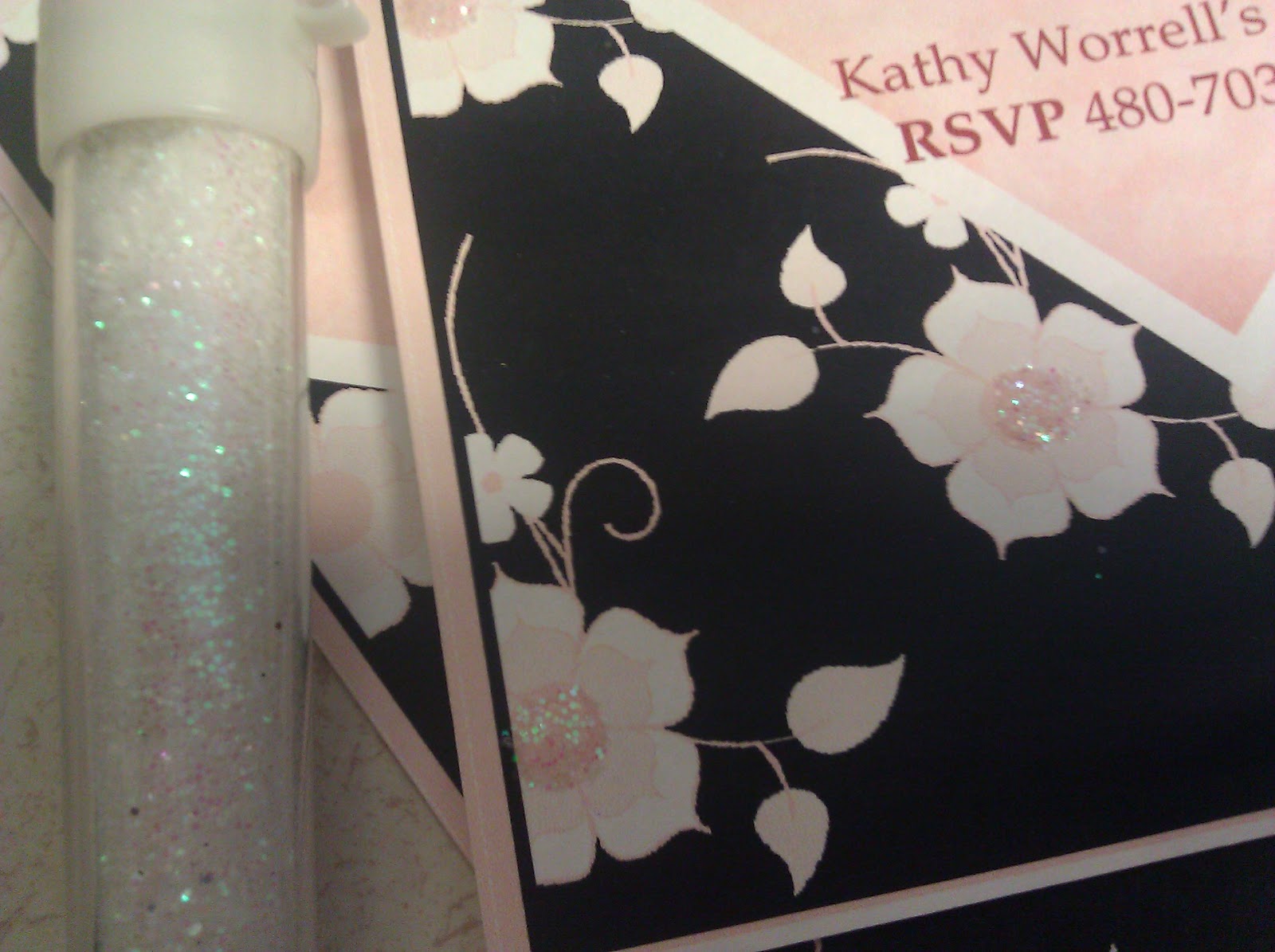 Kitty s Blog Spot HOW TO DIY Homemade 60th Birthday Invitations For Mom Kitty s Blog Spot HOW TO DIY Homemade 60th Birthday Invitations For Mom