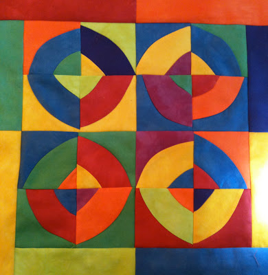 15 minutes play...BumbleBeans Inc.: Kandinsky's Circles in Fiber