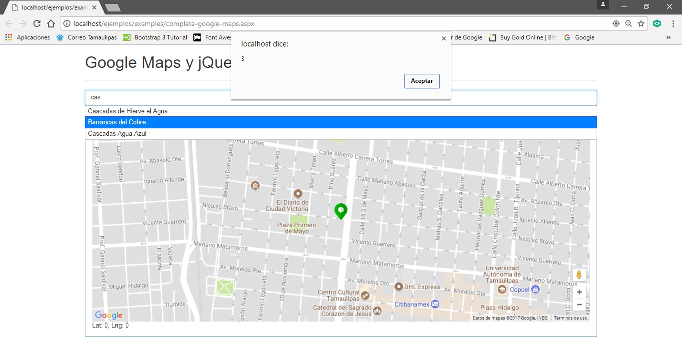 tyrodeveloper: Combinar Google Maps con jQuery Autocomplete en ASP.Net