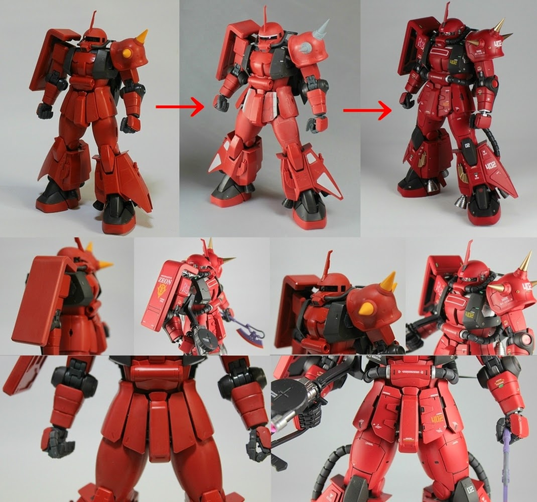 Custom Build: MG 1/100 Johnny Ridden's High Mobility Zaku II