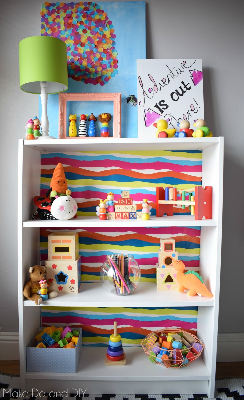 simple billy bookcase update ~ Make Do and DIY