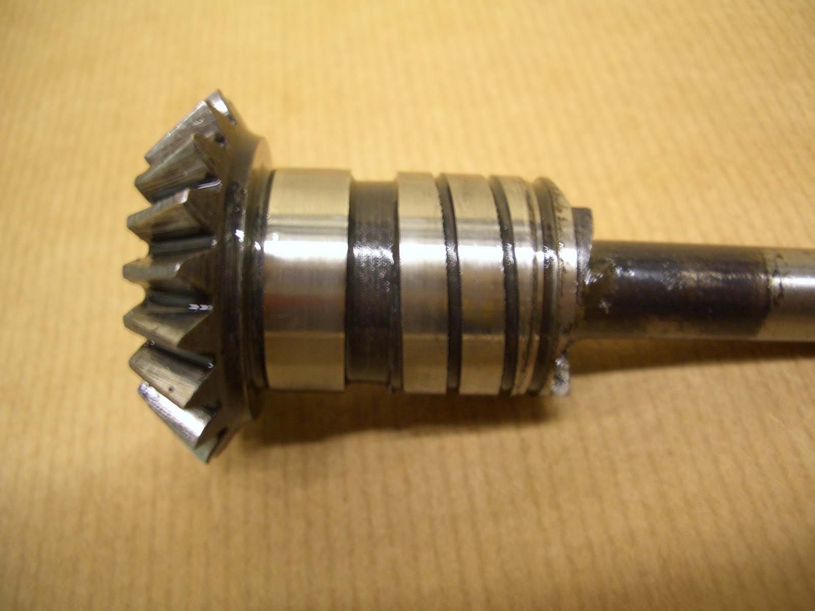 Lambretta LD150 rebuild: KICK START BEVEL DRIVE