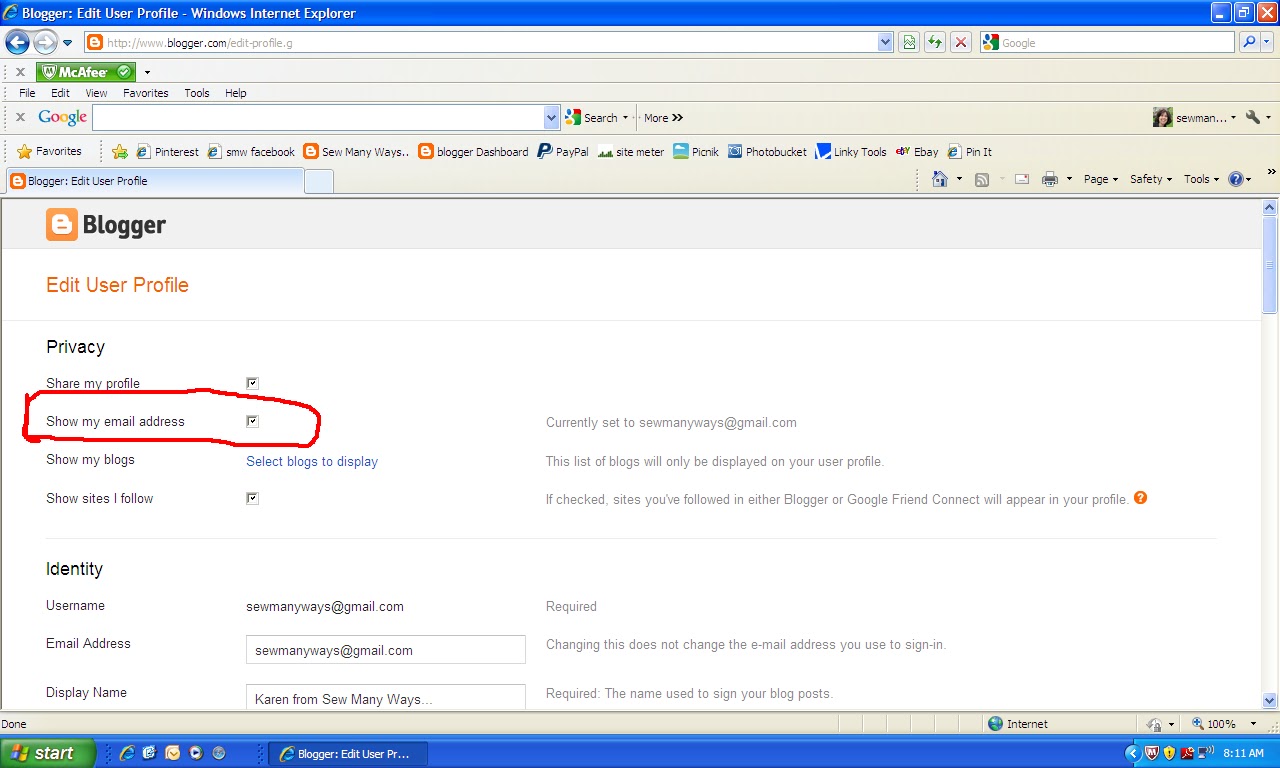 Sew Many Ways...: No Reply...No Email Address...Can't Respond Back