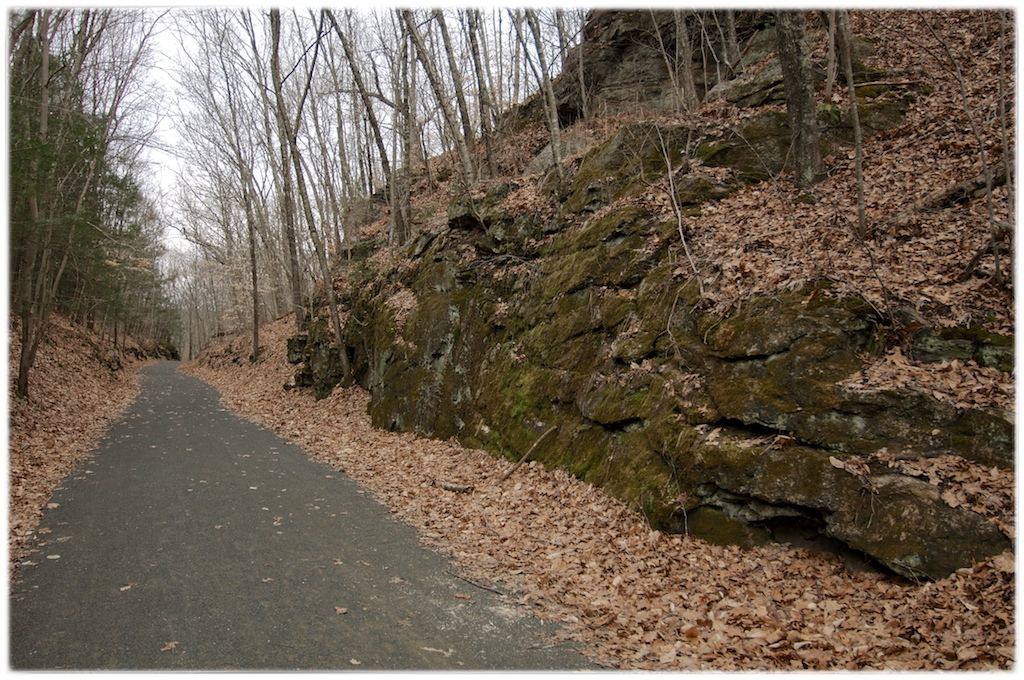 Connecticut Diaries: Rock Outcroppings Along the Air Line Trail