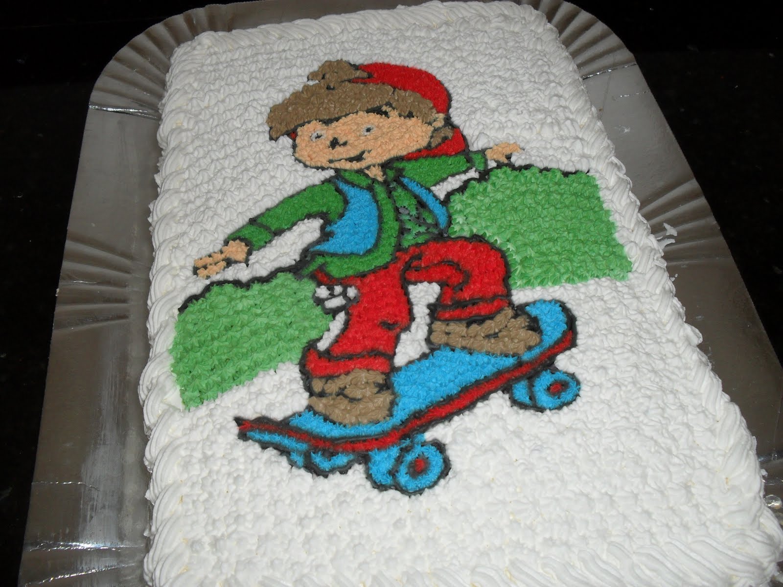 Doces & cia: bolo infantil menino de skate