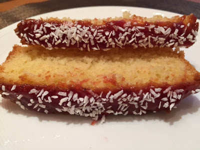 Traditional Jam and Coconut Sponge