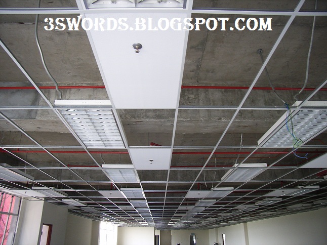 Suspended ceiling - Installation sequence
