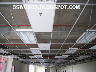 Suspended ceiling - Installation sequence
