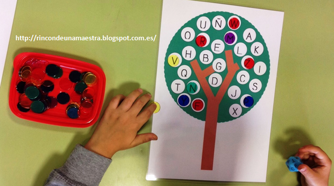 Rincón de una maestra: El árbol del abecedario