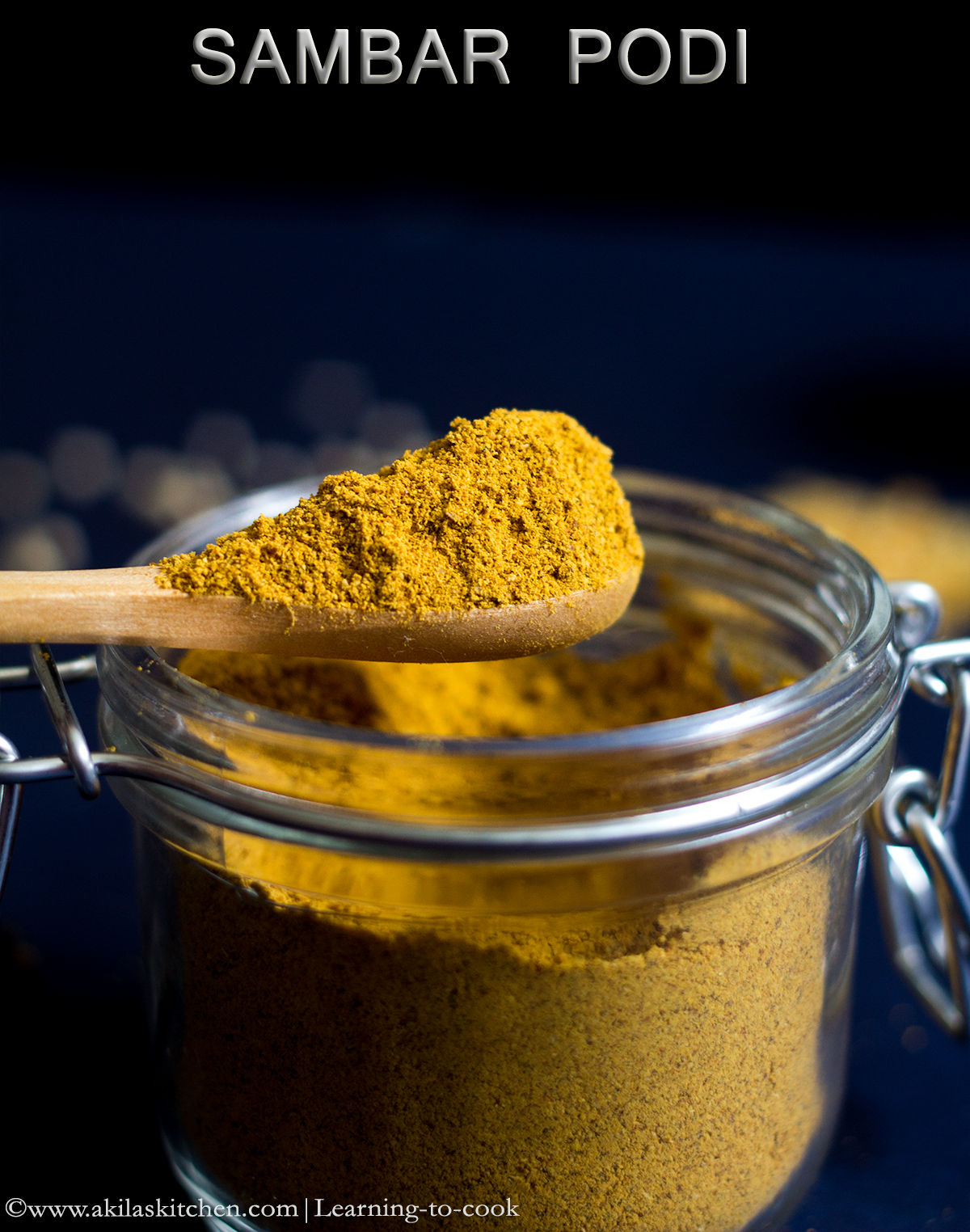 Sambar Powder | Home made Sambar Powder | how to make Sambar Powder at ...