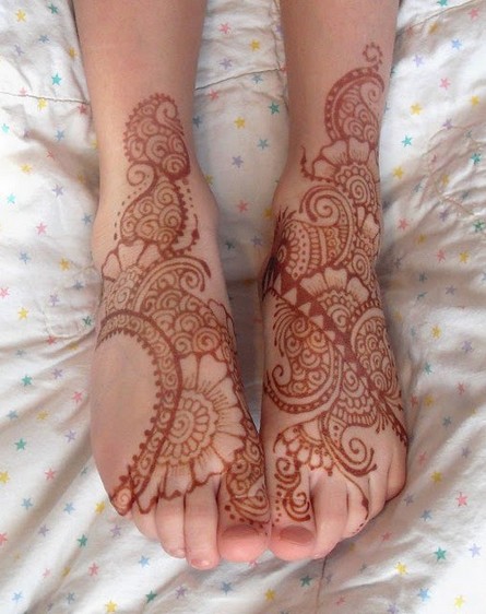 Bridal Arabic Foot Designs | zentrader
