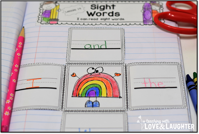 Teaching With Love and Laughter: Kindergarten Sight Words Interactive ...
