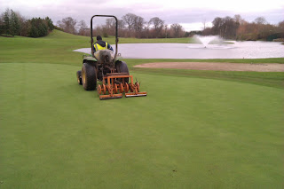 Citywest Resort Golf Club Department Of Agronomy: Slit tining greens