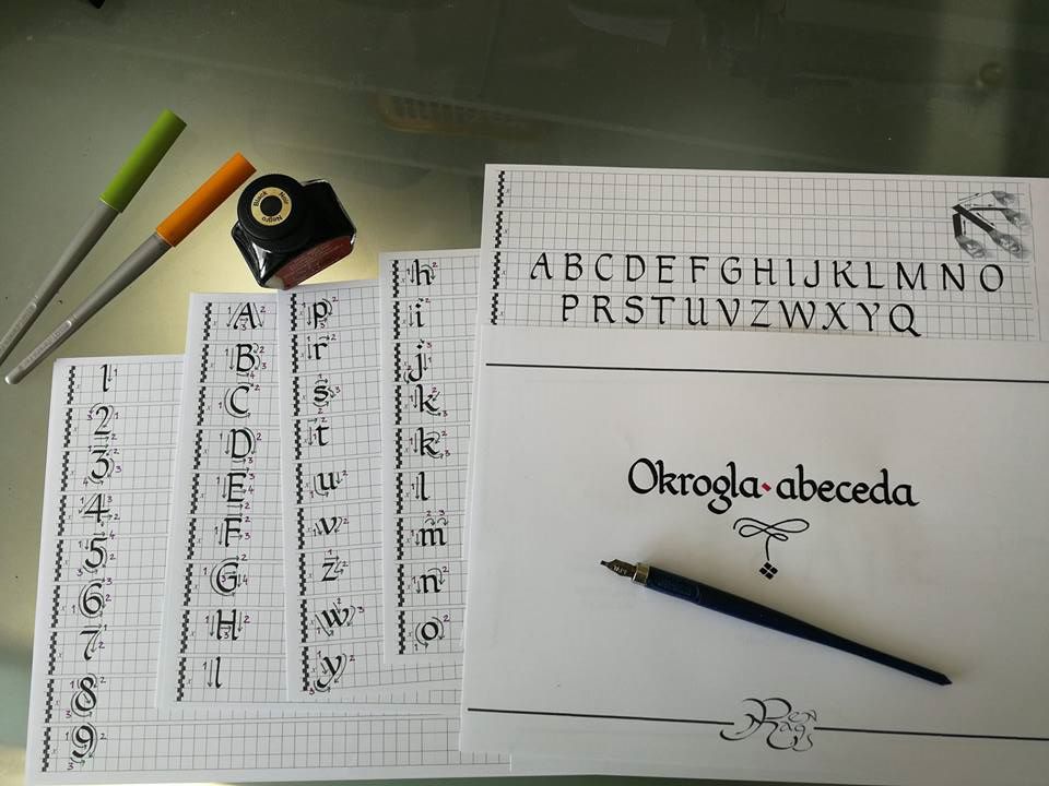 Pisave - abecede / Handwritings and Alphabets