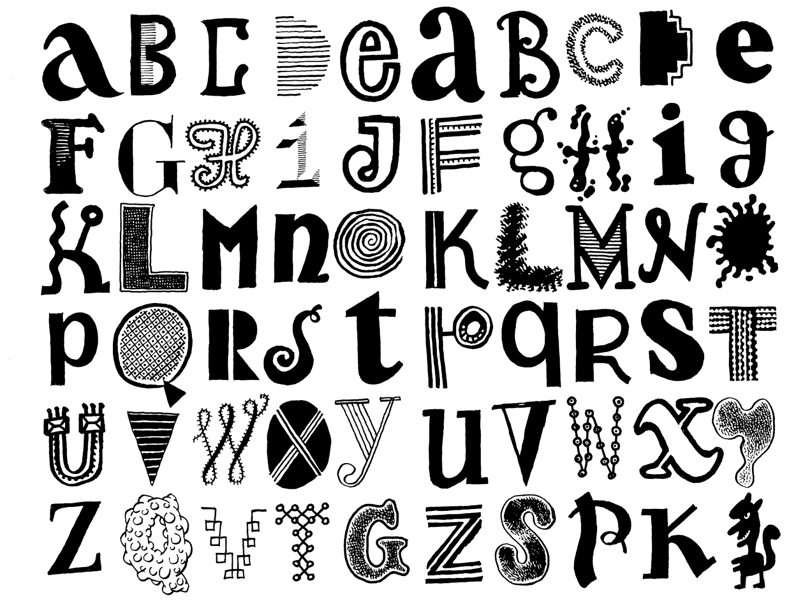 Don Moyer Sketchbook: Letters 137