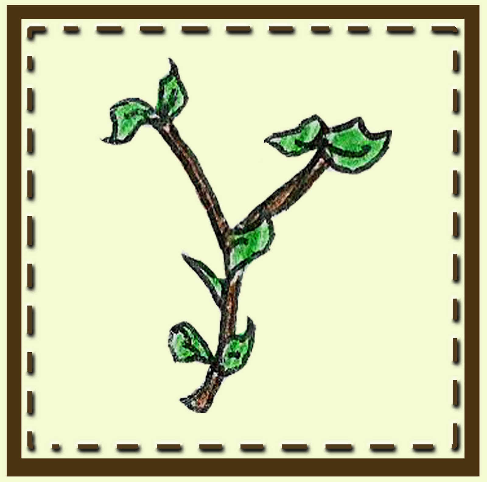 GRANNY ENCHANTED'S BLOG: "Twigs and Leaves" Free Scrapbook Alphabet ...