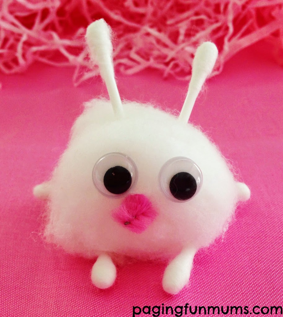 Cotton Ball Bunny | Munchkins and Mayhem