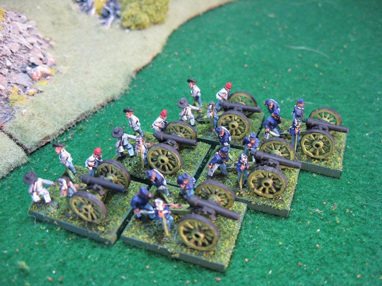 Palouse Wargaming Journal: 10mm ACW Project - Guns and Wagons