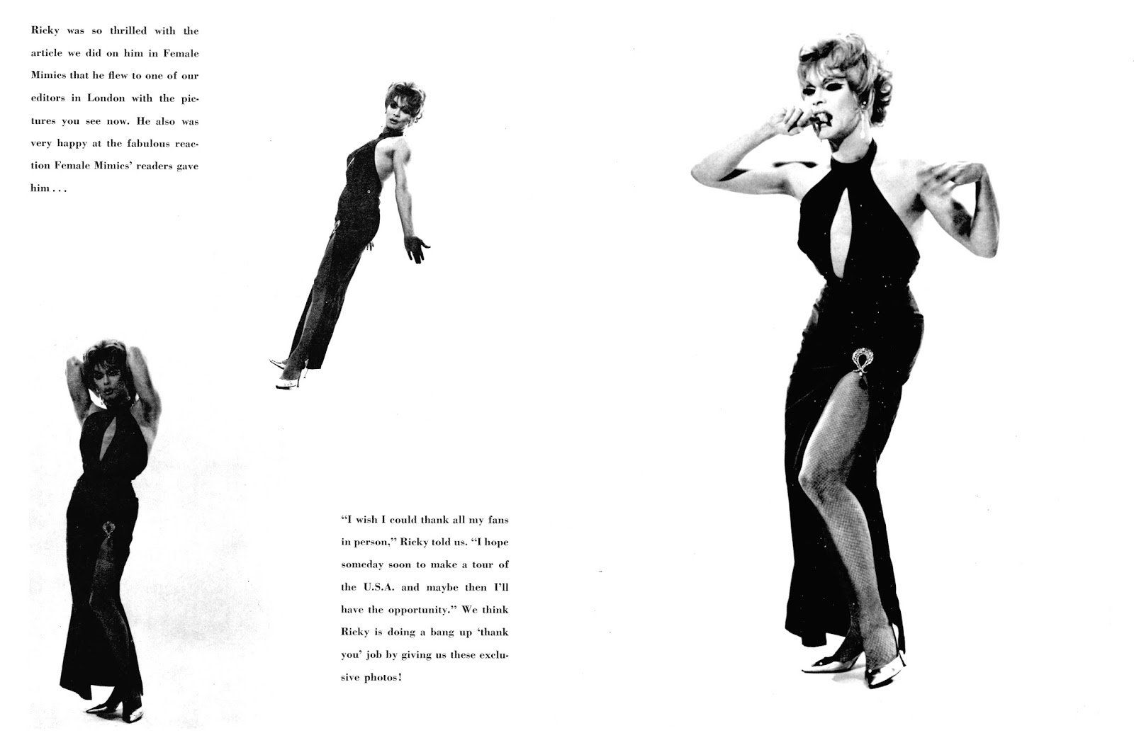 Lansure's Music Paraphernalia: RICKY RENÉE | Female Impersonator