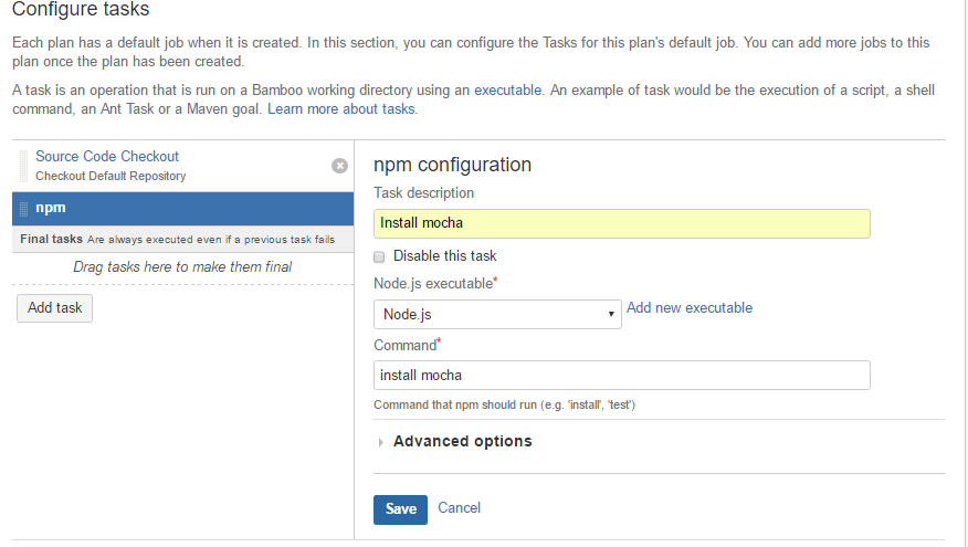 Adam Camerons Dev Blog Javascript Tdd Getting Mocha Tests Running On Bamboo