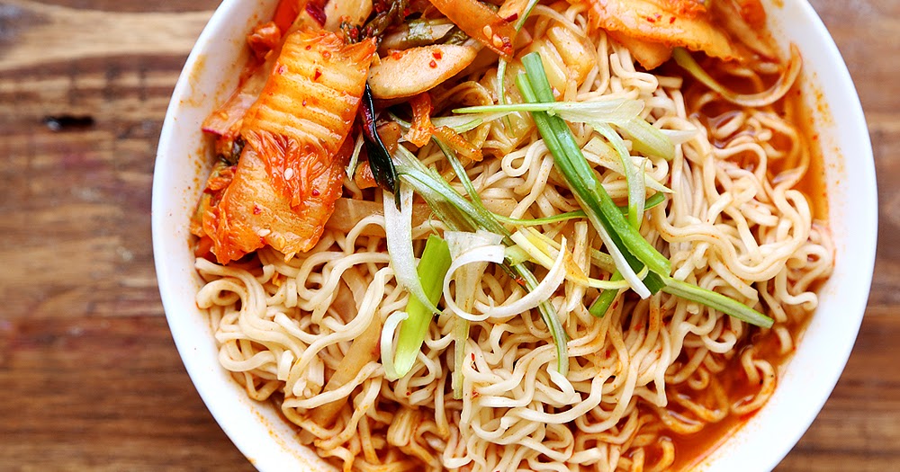 Healthy Homemade Kimchi Ramen