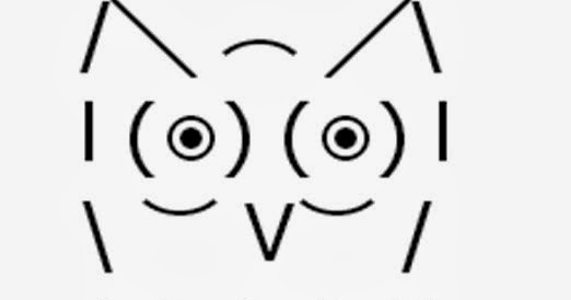 Unicode Owl Picture and Codes Text Art | Cool ASCII Text Art 4 U