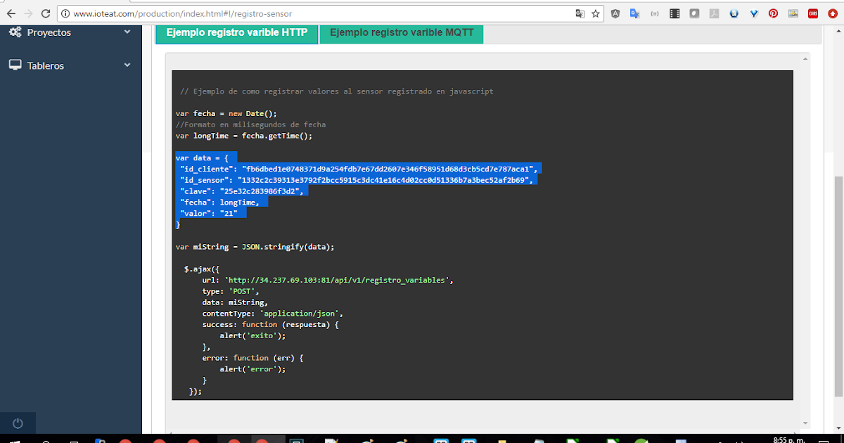 Ejemplo cliente MQTT para enviar datos con NodeJS - IoT - IoTeat.com