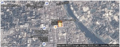 Narsingdi District: The Location Of Narsingdi Bazar Jame Masjid