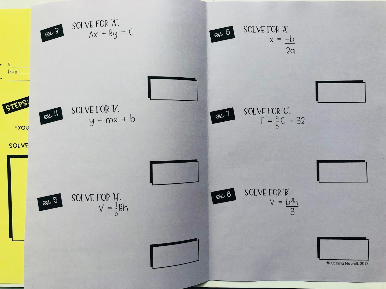 Literal Equations With Google Slides | Mrs. Newell's Math