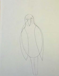Henri Rousseau: Bird drawing