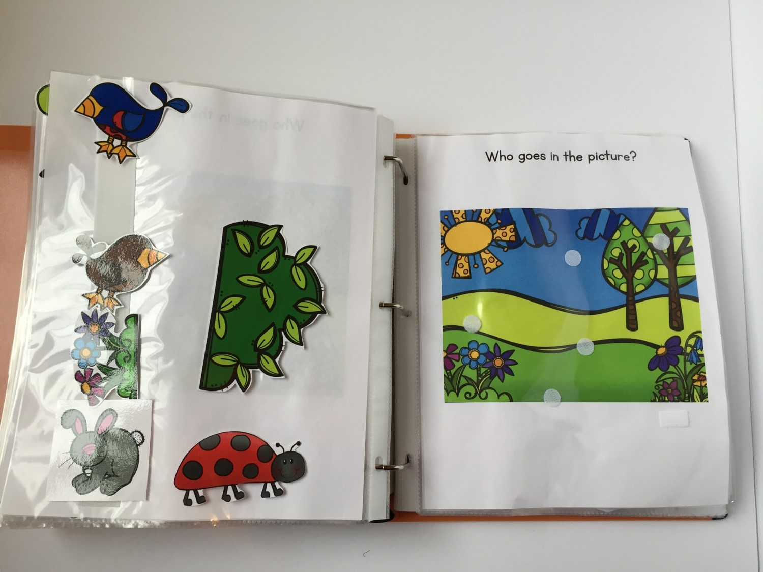 Miss Martel's Special Class: Adaptive Work Binder