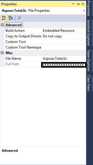 Dot Net Knowledge: Initialize License file of Aspose