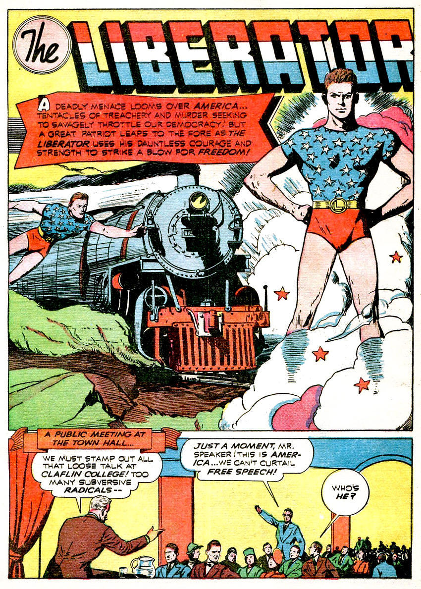 Pappy's Golden Age Comics Blogzine: Number 1874: Liberating the Liberator