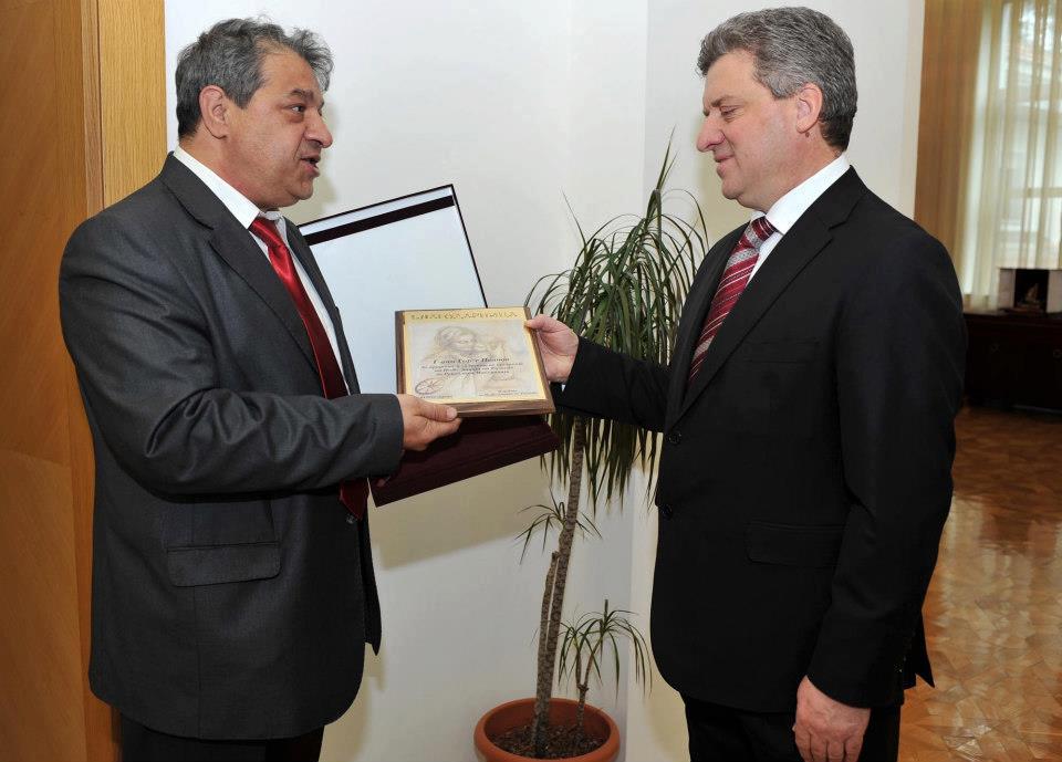 Партија за интеграција на Ромите ПИР Средба со Претседателот на Р М по повод 8 ми април