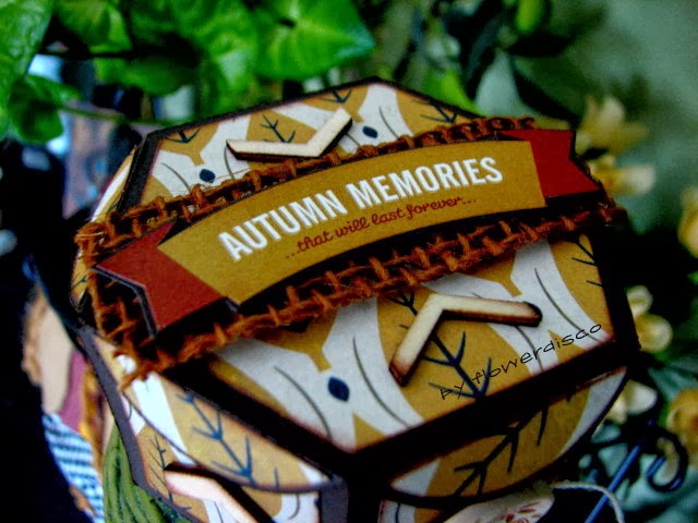 Flowerdisco's Scrap Hut: AUTUMN MEMORIES...gift box and mini banner