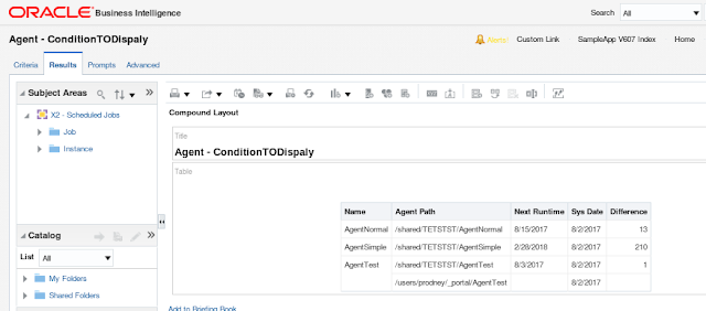 OBIEE: Run OBIEE Agent via Button Event - Part 2