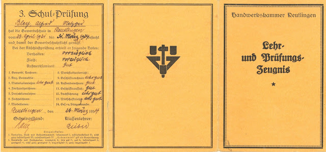 GV-Lichtenstein: 1934: Alfred Bley, ein ausgezeichneter "Lehrling" mit ...