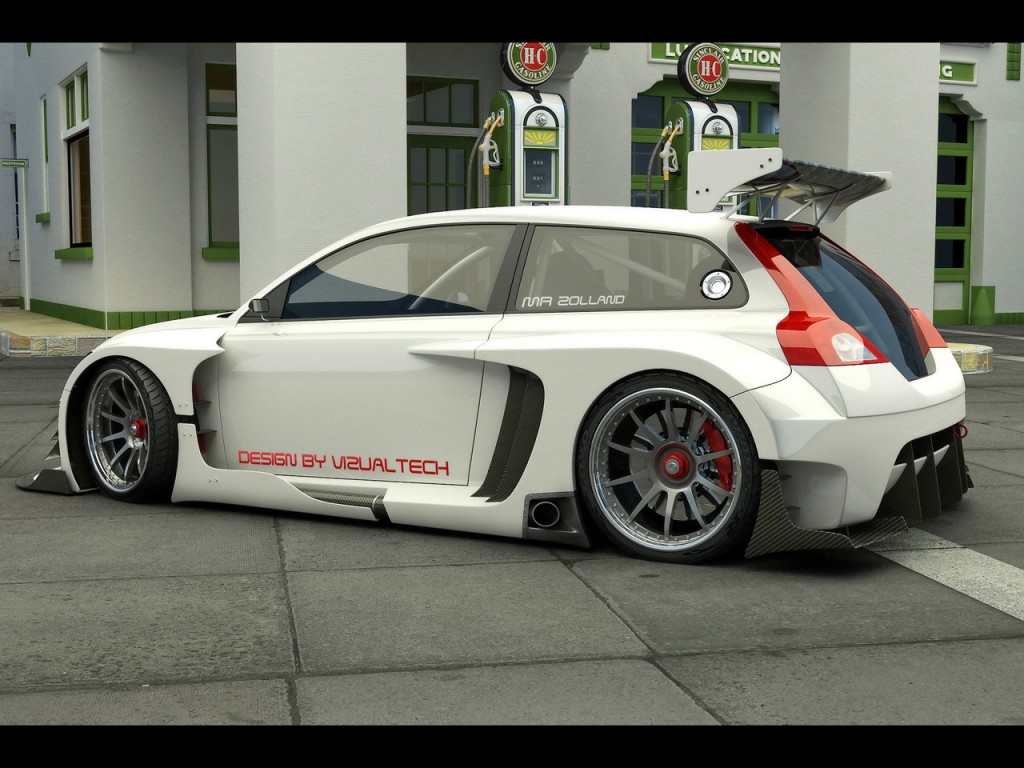 2009 Volvo C30 Vizualtech tuning | Photoshop tuning- Virtual tuning