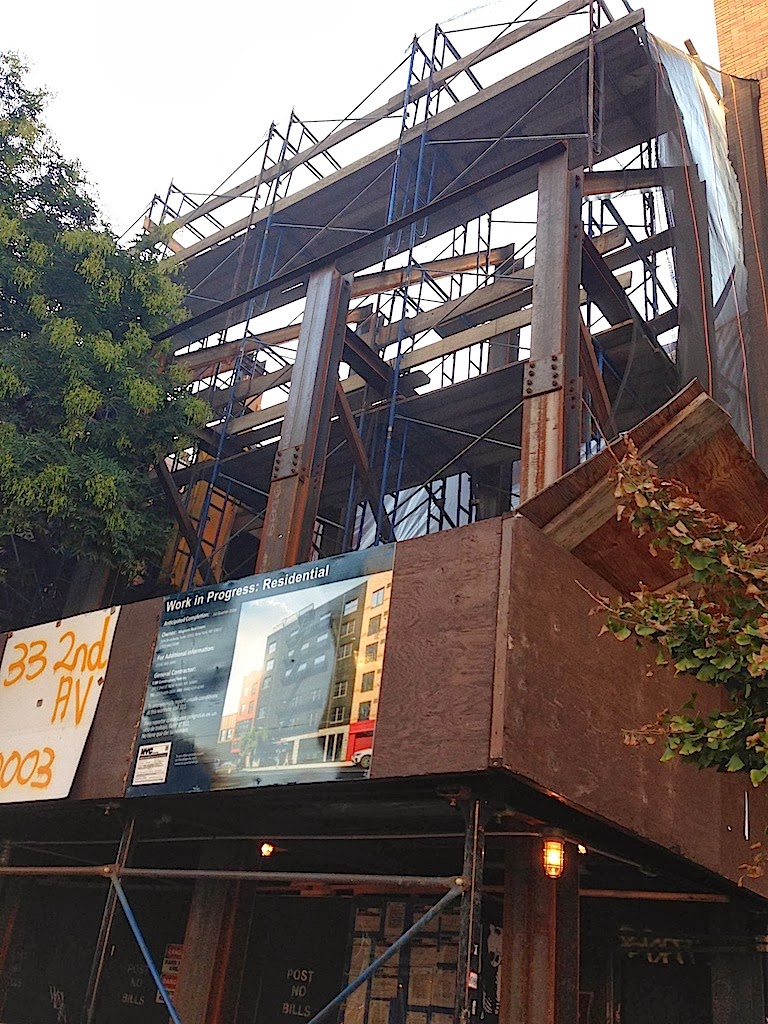 EV Grieve: Checking in on the work in progress at 31-33 2nd Ave., where ...