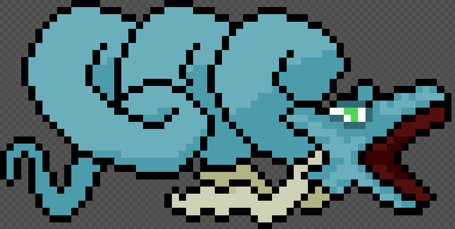 Dirty Sprite-ing : Ice Dragon Sprite (Update1)