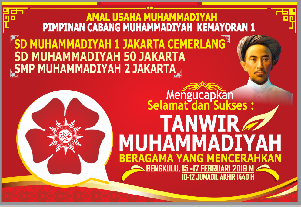 Banner Tanwir Muhammadiyah Tahun 2019