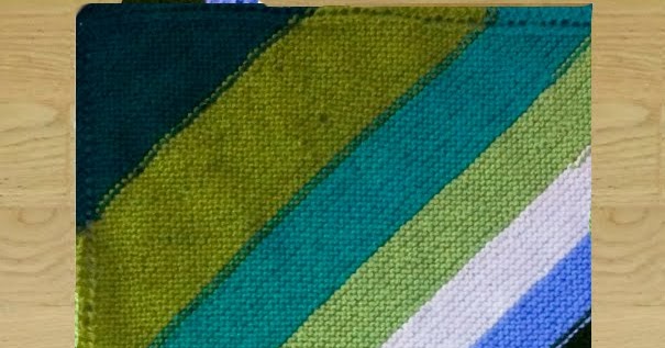 New pattern! Diagonal blanket