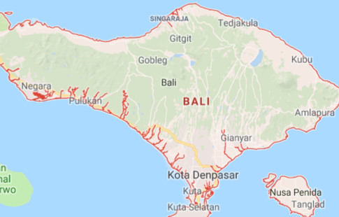 5 Peta Bali | Gambar Peta Pulau Bali Lengkap Terbaru