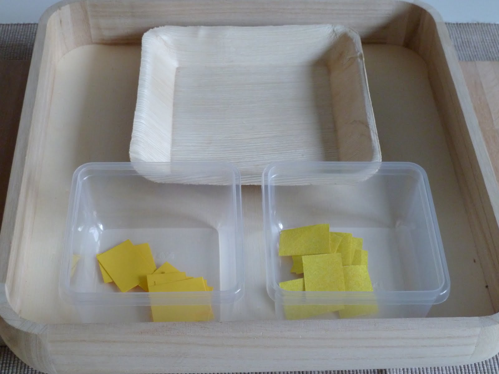 Family FECS: Montessori Activity: Sorting Textures with Sandpapers