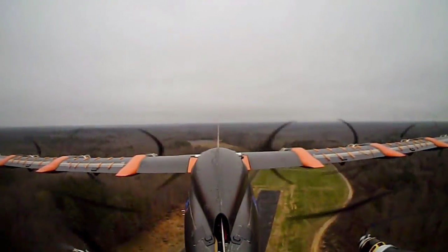 나사의 수직 이착륙 전기 비행기 GL-10