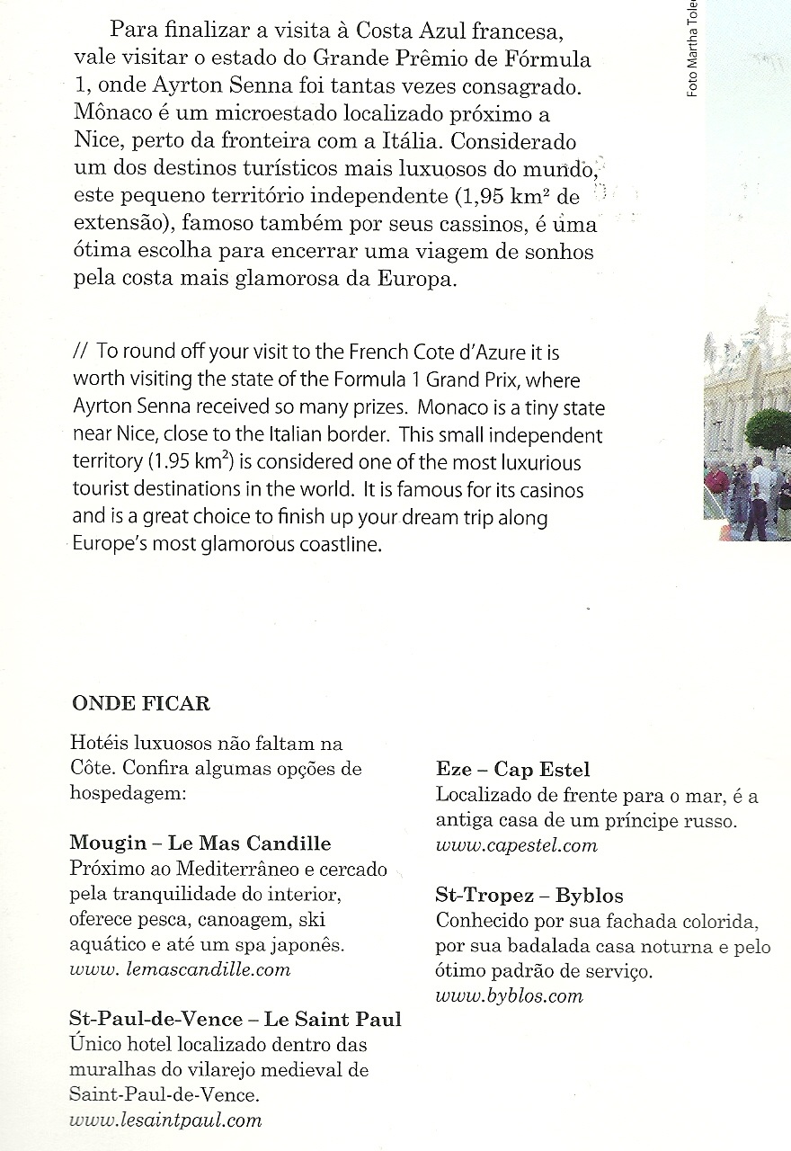 Estilo e Versatilidade: Dicas de viagem: Côte D'Azur