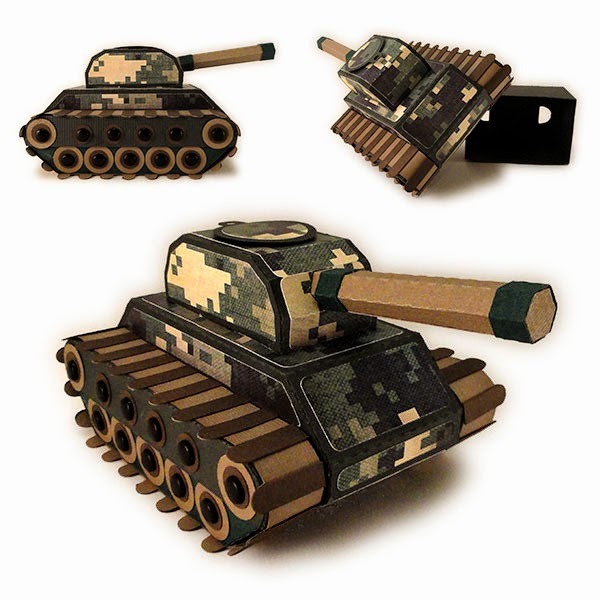 Needles 'n' Knowledge: Combat Tank 3d Box Assembly Guide