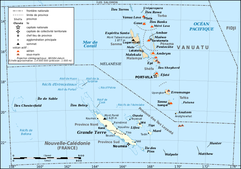 Ainsi va le monde !: Les îles Matthew et Hunter françaises