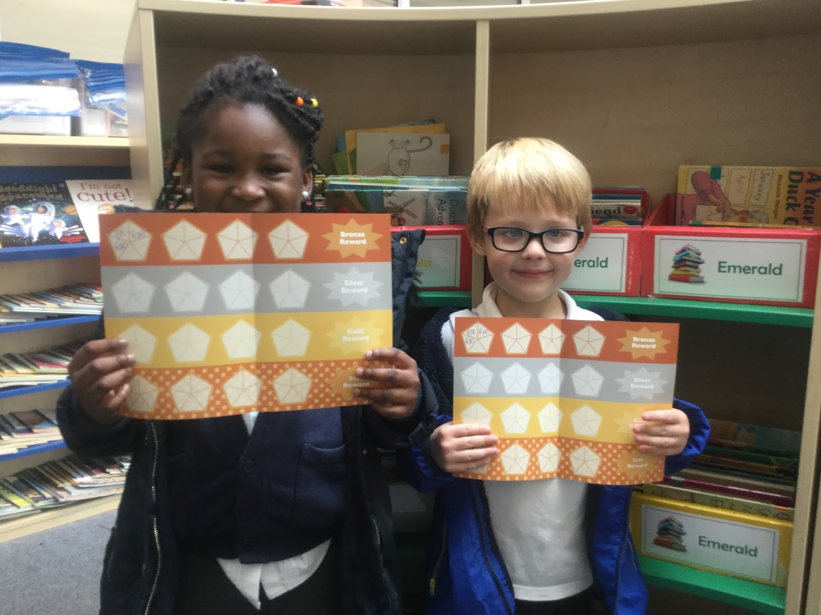 Broadford Library: Pine Class Spinebreakers Visit Harold Hill Library